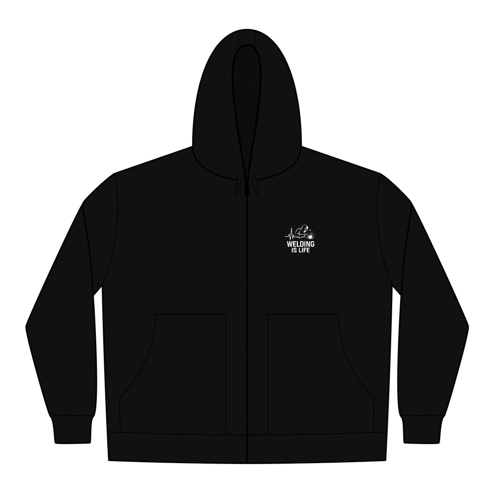 Welding is Life Men's Duck Cloth Hooded Work Jacket, Embroidered – Arc ...